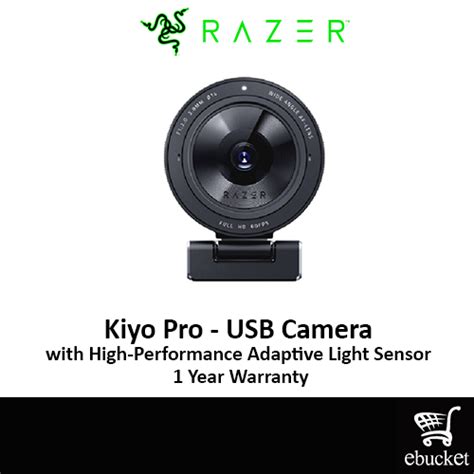 Razer Kiyo Pro Usb Camera With High Performance Adaptive Light Sensor
