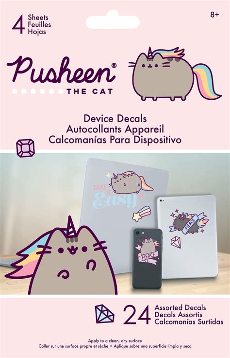 Pusheen Cat Sticker Bundle Pack Pusheen Favors 120