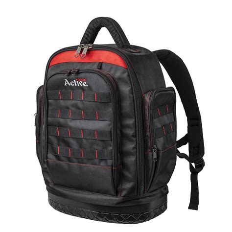 Polyester Electrician Tool Backpack Wholesale Tool Bag With Rubber Base Tool Backpack And Bag