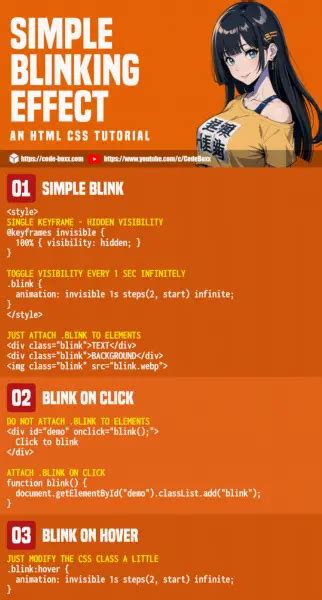 Blinking Effect In Html Css Simple Example