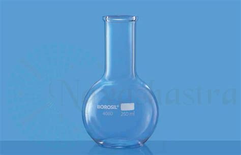 Borosilicate Glass Borosil Flat Bottom Flask Narrow Mouth 3000 Ml At