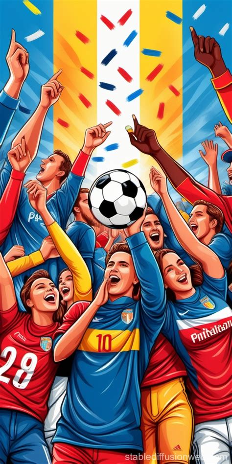 Ultras Football Culture Illustration Stable Diffusion En L Nea