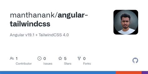 Github Manthanankangular Tailwindcss Angular V191 Tailwindcss 40