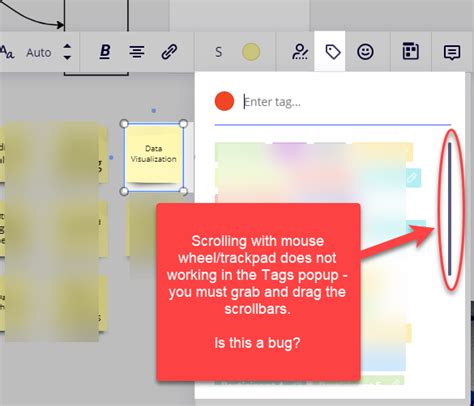 Resolved Scroll Doesnt Work When Adding A Tag Miro
