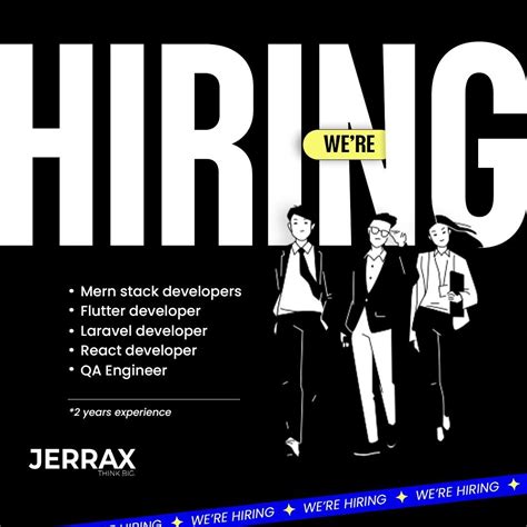 Jerrax On Linkedin Hiring Jerrax Softwaredevelopment