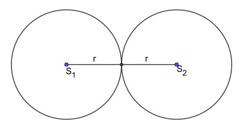 use your compass and straightedge to draw two congruent circ quizlet