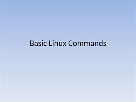 232623113 Basic Linux Commandsdocx Linux Unix Docx