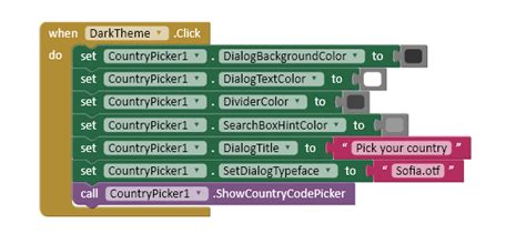 [free] Country Picker Extension Extensions Mit App Inventor Community