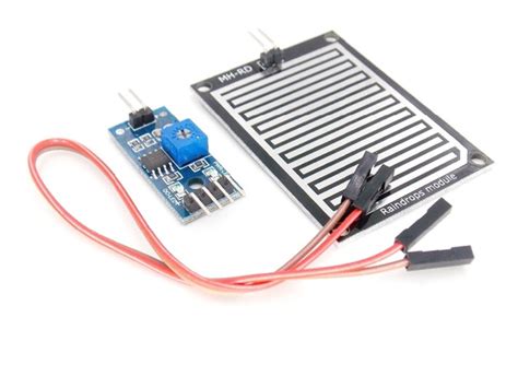 Rain Sensor Water Raindrops Detection Module For Arduino Raspberry Pi