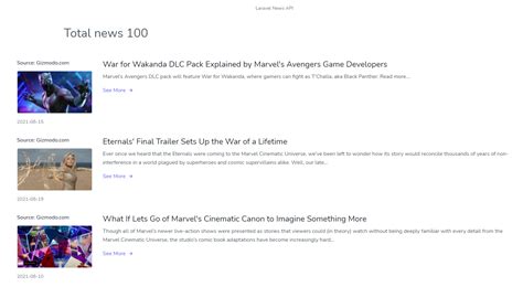 github joslmt laravel general news application a laravel news api