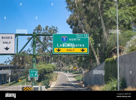 San Diego California United States 09 23 2021 Freeway On Ramp And