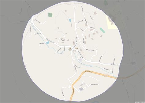 Map Of Crossnore Town Thong Thai Real