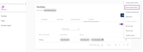 Assess And View Lifecycle Status For A Review Rmw Knowledge Base