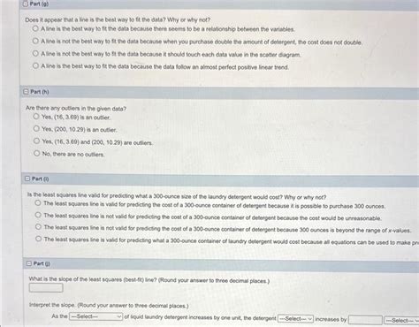 Solved Part A Using Size As The Independent Variable And