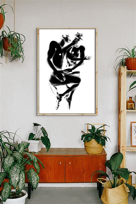 Male Nude Gay Men Art Black And White Prints Large Wall Etsy Australia