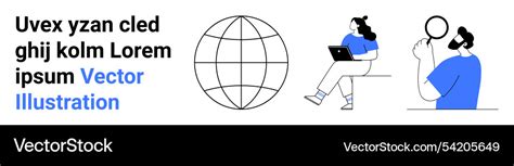 Exploring Digital Communication And Connectivity Vector Image