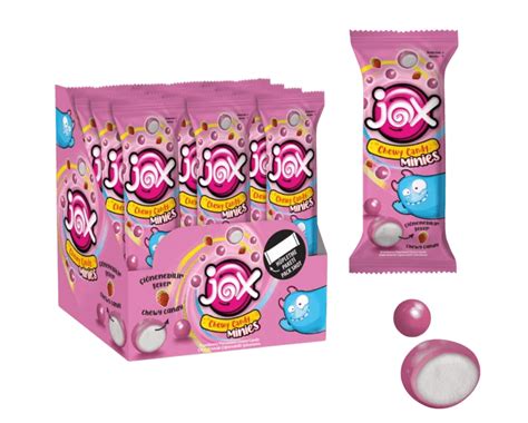 Jox Minies Chewy Candy Bubble Gum Daga Sweets Import Distribution