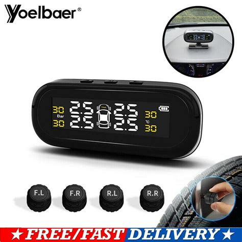 UK Car TPMS Wireless Tire Pressure Monitoring Syst Vicedeal