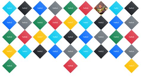 Html How Can I Divide The Screen To These Diamond Shaped Divs In Css