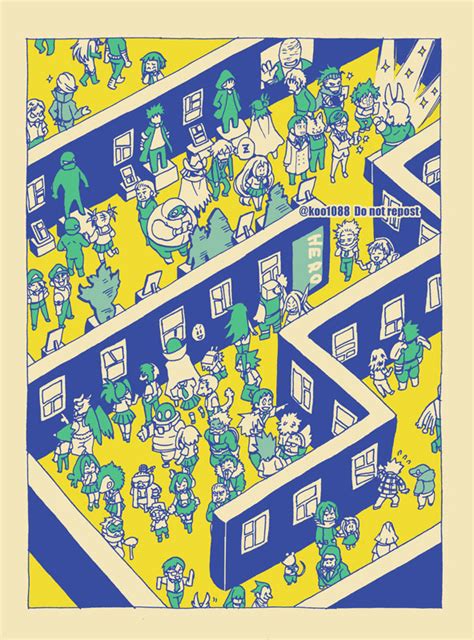 Midoriya Izuku Uraraka Ochako Mirko Bakugou Katsuki Toga Himiko And 61 More Boku No Hero