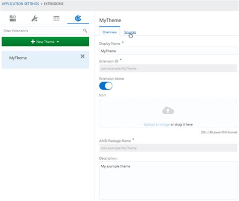 Creating A Theme In Oracle Visual Builder Cloud Service