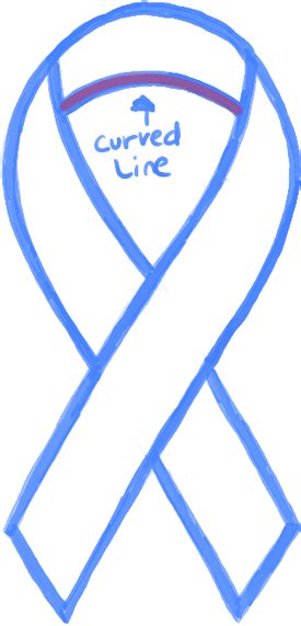 How To Draw Awareness Ribbons For Causes Such As Breast Cancer And Autism How To Draw Step By