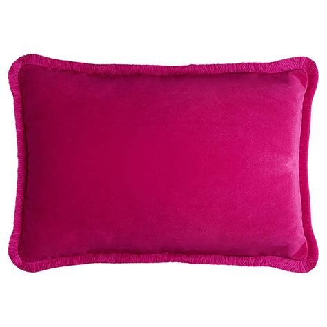 Cuscini Quadrati In Velluto A Taglio Esagonale Fucsia Con Retro In Sateen Chartreuse In Vendita