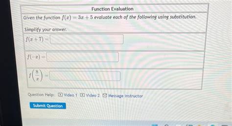 solved given the function f x 3x 5 evaluate each of the