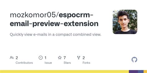 GitHub Mozkomor05 Espocrm Email Preview Extension Quickly View E Mails In A Compact Combined