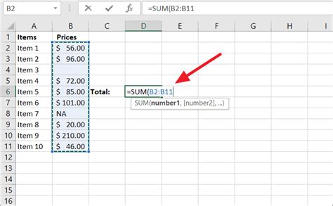 How To Total A Column In Excel