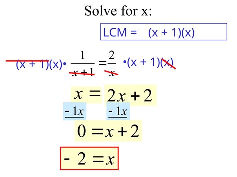 Solving Fractional Equations Quadratic Ppt