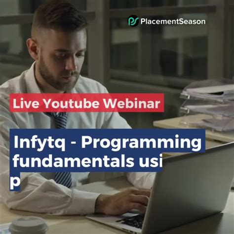 Promo Infytq Programming Fundamentals Using Python Placementseason