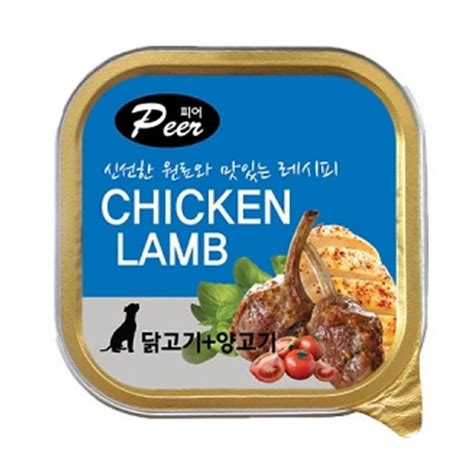 강아지습식캔 강아지 닭고기 양고기 통조림 100g 1p 습식 캔간식 홈플러스 택배배송