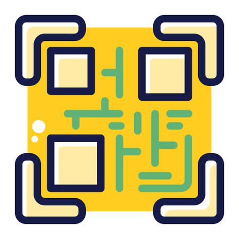 Qr Code Generic Color Lineal Color Icon