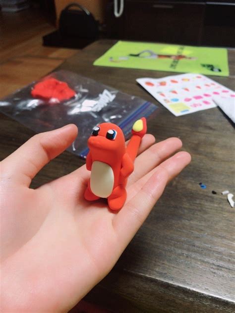 심심해서 클레이로 파이리 만들어봄 포켓몬 에펨코리아