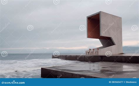 A Modernist Concrete And Glass House With A Minimalist Courtyard
