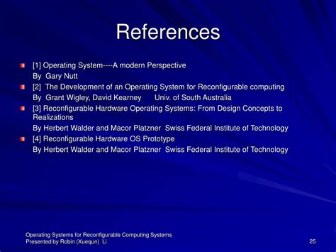Ppt Operating Systems For Reconfigurable Computing Systems Powerpoint Presentation Id6317937