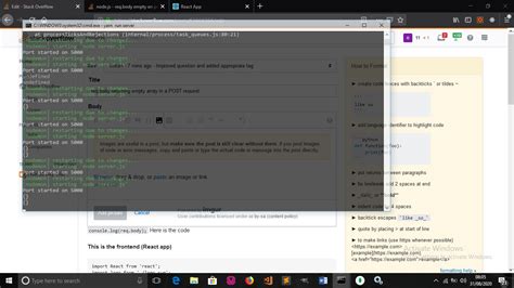 Nodejs Reqbody Returning Empty Array In A Post Request Stack Overflow