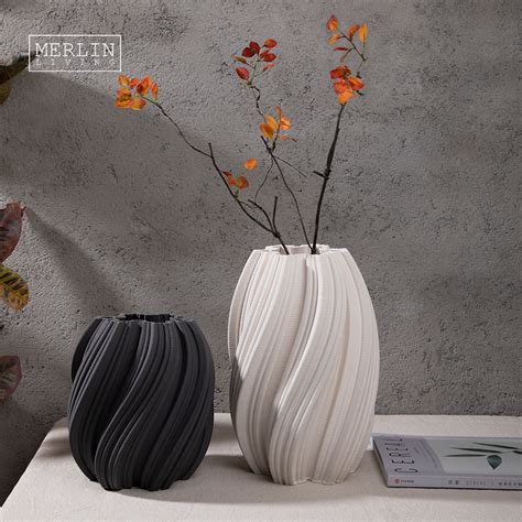 best merlin living 3d printing three dimensional ring vase factory and
