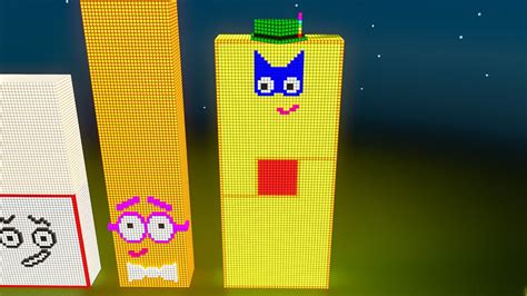 Numberblocks 21 In Minecraft But Glowing In Minecraft Numberblocks Youtube