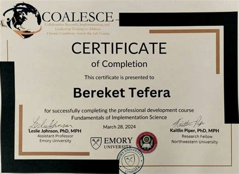 Bereket T Tilahun On Linkedin Exited For Completing Professional Development Course On