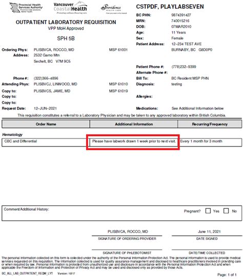 Order Laboratory Tests