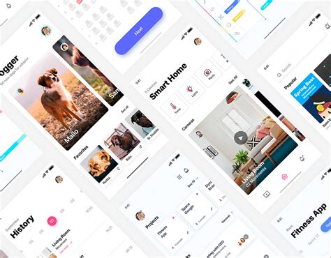 Ui Design Collection 2018 Part 2 5 Images Behance