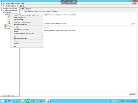Creating Group Policy Objects In Active Directory Ans Documentation