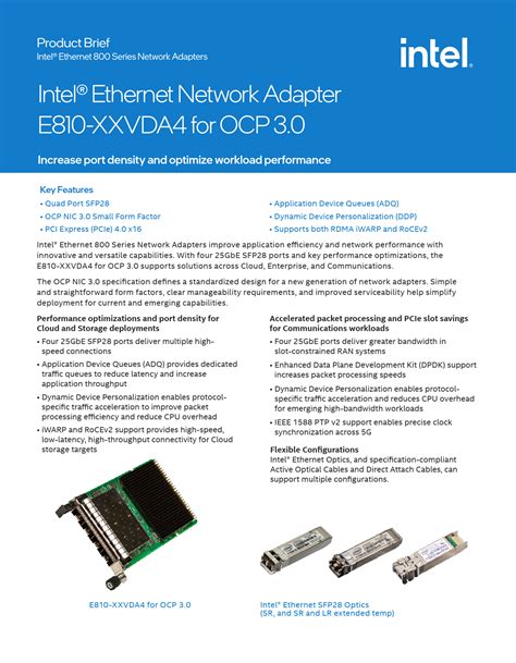Intel Ethernet Network Adapter E810 Xxvda4