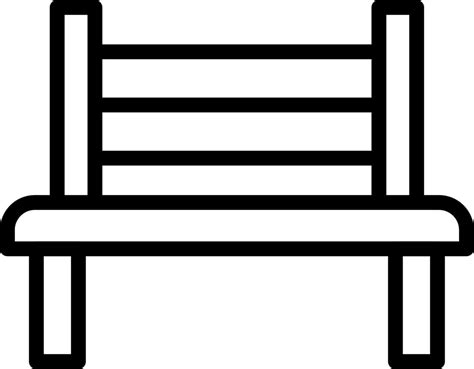 Bench Vector Icon 19814910 Vector Art At Vecteezy
