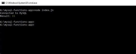 How To Create And Use Functions In Mysql With Nodejs Geeksforgeeks