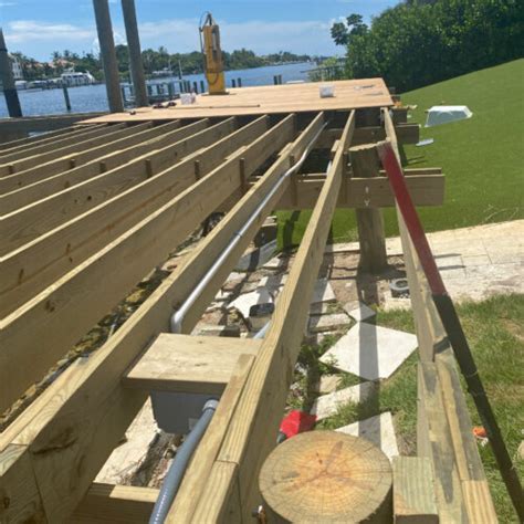 Exotic Wood Docks Intracoastal Marine Construction