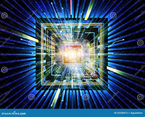 Cpu Solution Stock Photo Image Of Background Line Cyberspace