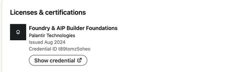 earn your foundry and aip builder foundations badge community